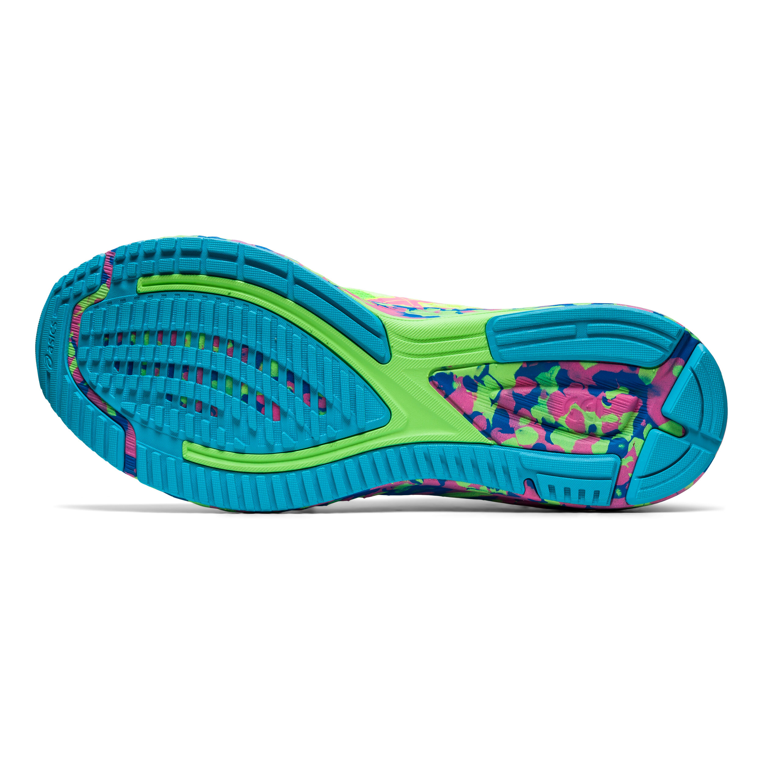 Gel Noosa Tri 12 Chaussure De Competition Hommes Jaunes Fluo Pink