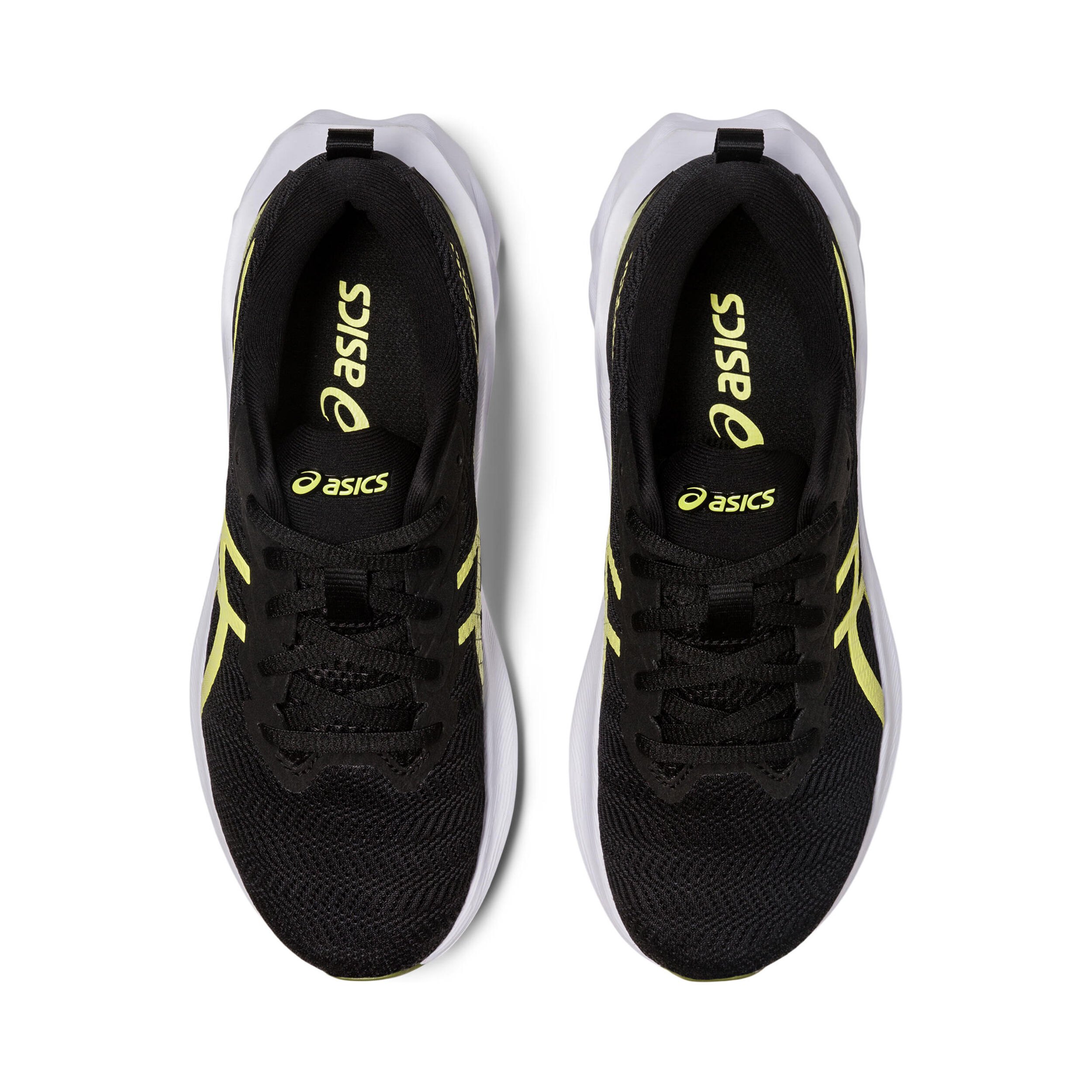 Acheter ASICS Novablast 2 GS Chaussure De Running Sans Stabilisateurs Enfants Noir Jaunes Fluo en ligne Running Point FR