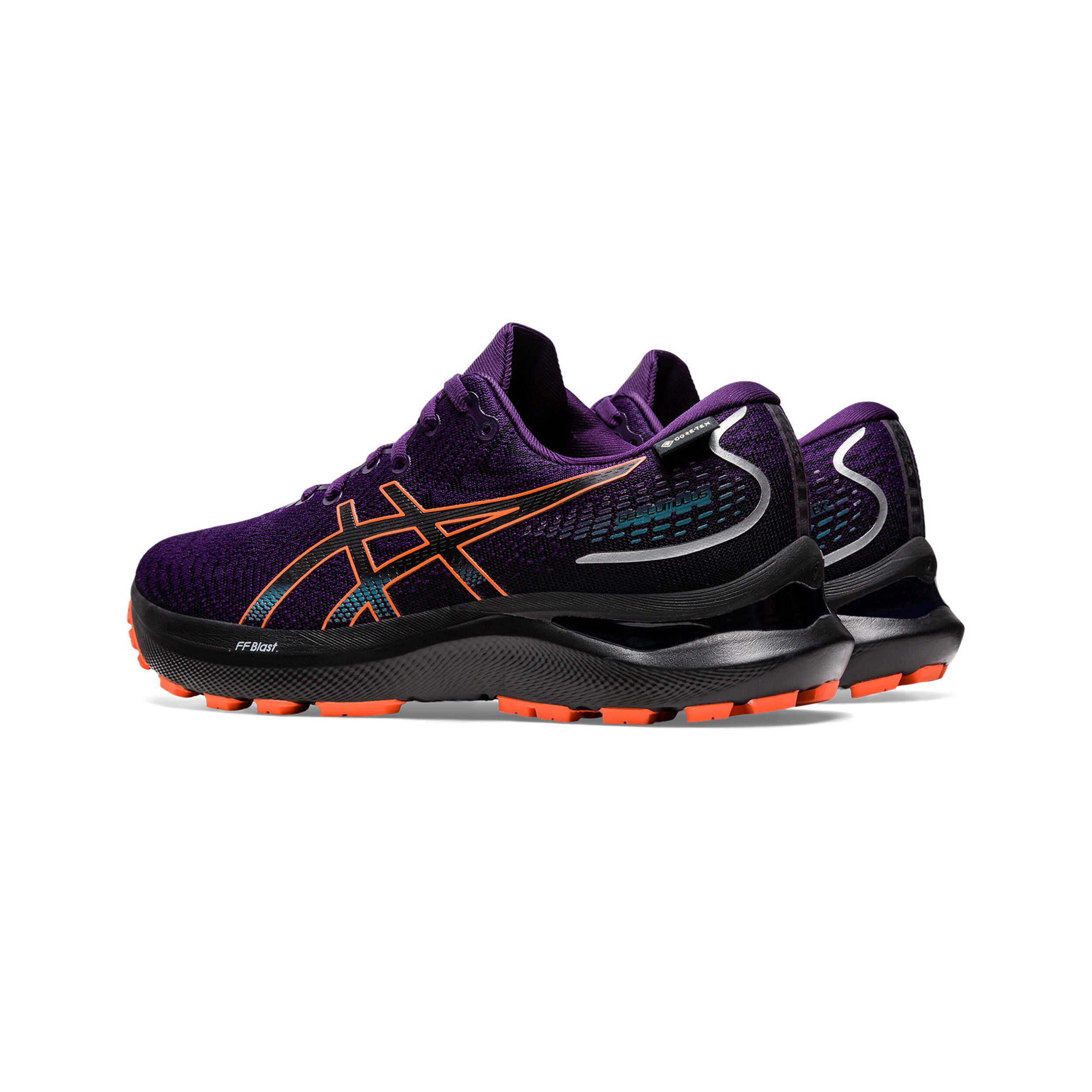 Gel Cumulus 24 GTX Chaussure Trail Femmes Gris Orange