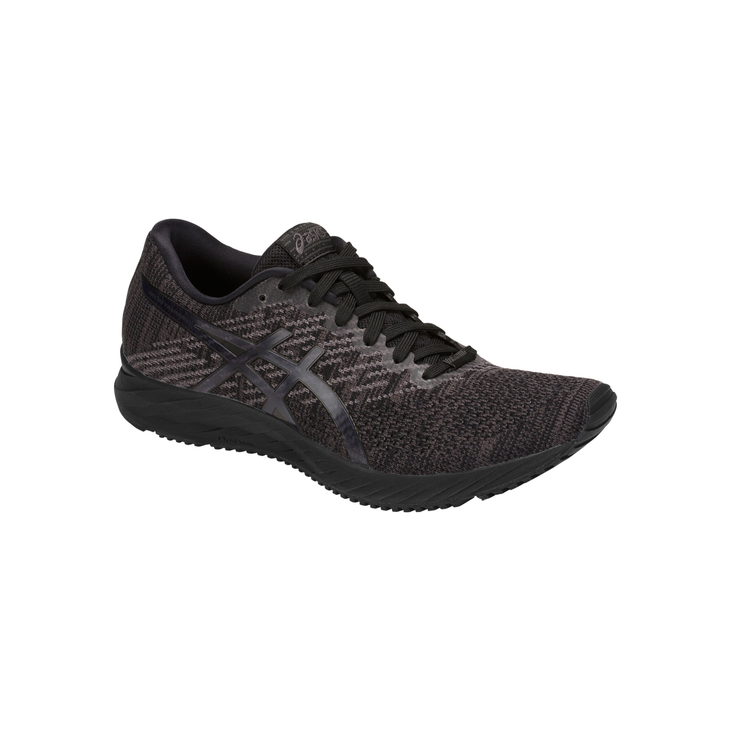 Gel DS Trainer 24 Chaussure De Competition Femmes Noir Noir Brillant