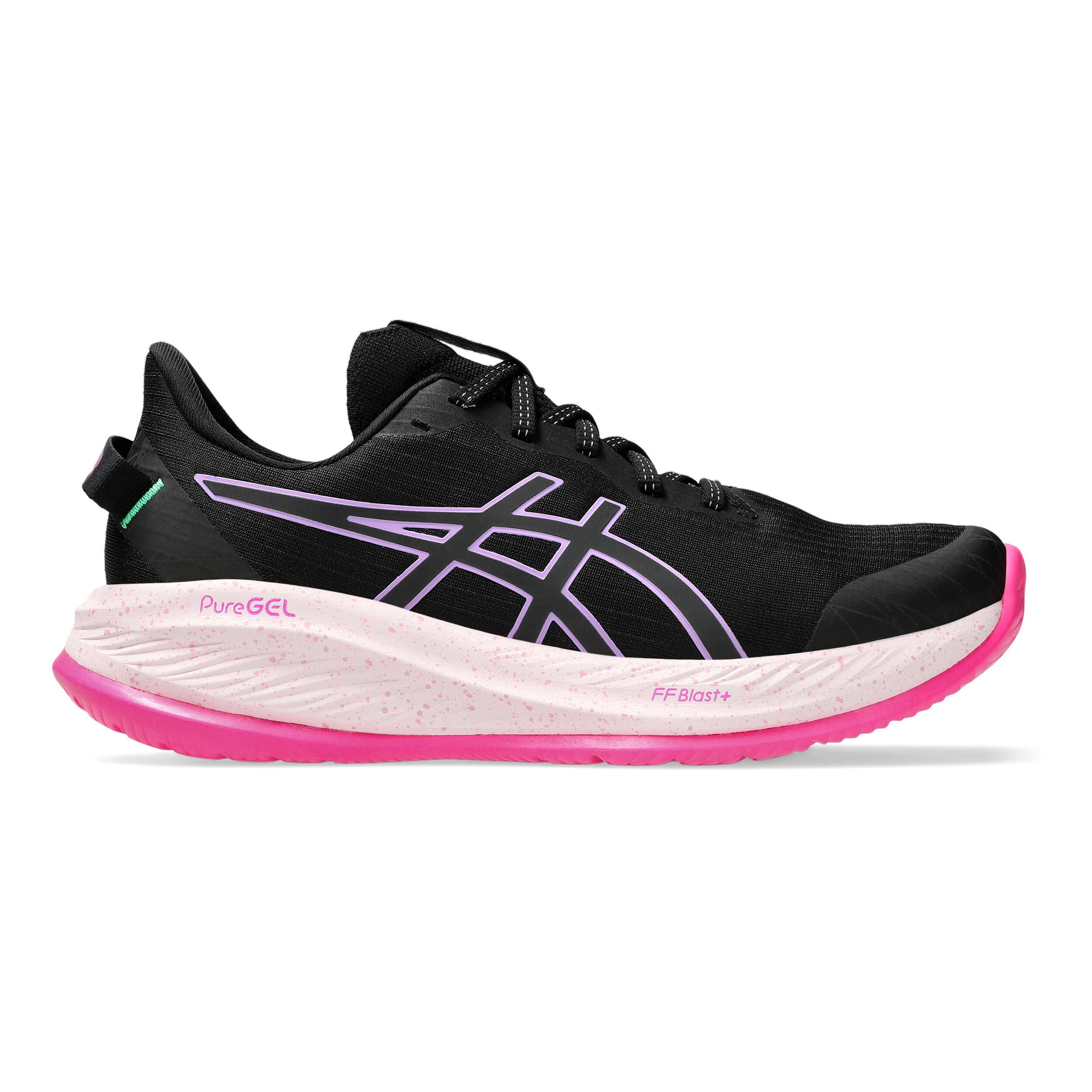 Gel Cumulus 26 Lite Show Chaussure De Running Sans Stabilisateurs Femmes Noir Pink