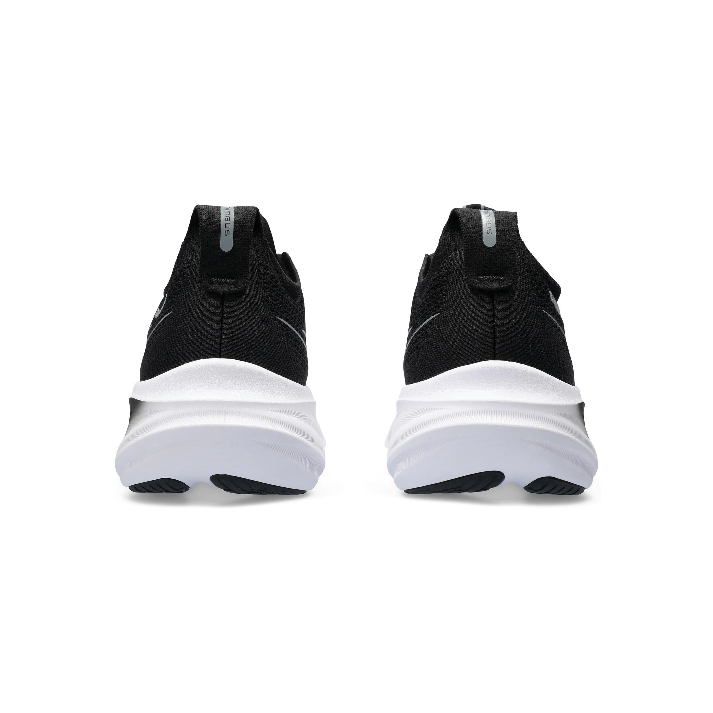 Gel Nimbus 26 Wide Chaussure De Running Sans Stabilisateurs Hommes Noir Blanc